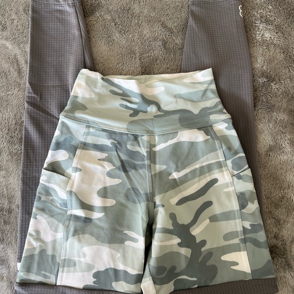 Pants & Jumpsuits | Bombshell Gray Camo Pocket Thigh High | Poshmark